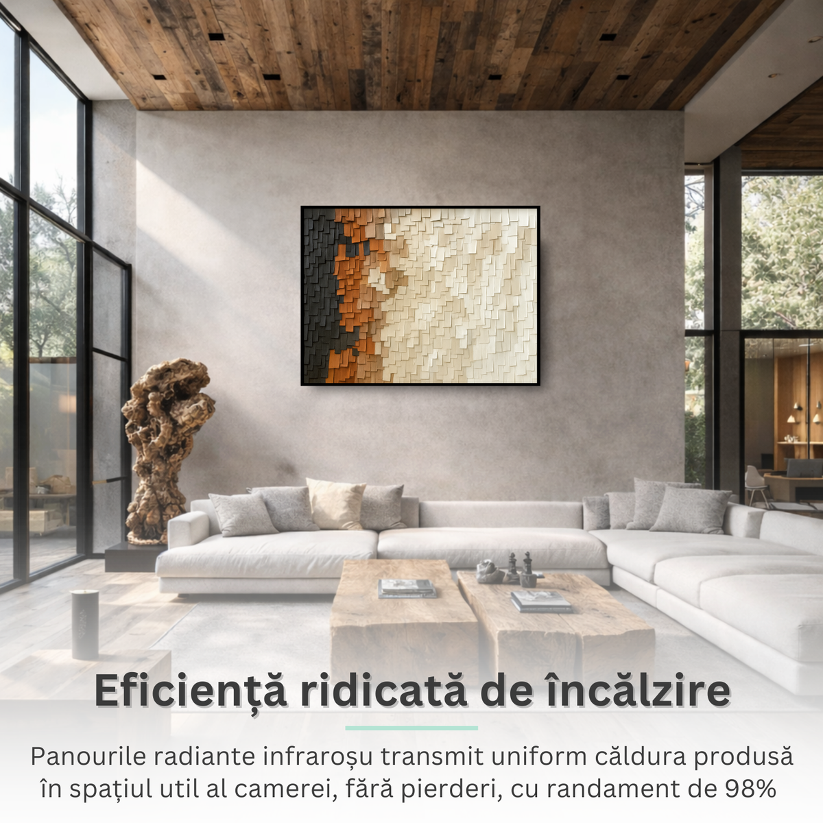 Panou radiant infraroșu cu imagine NovoSun ART - termostat WiFi ...