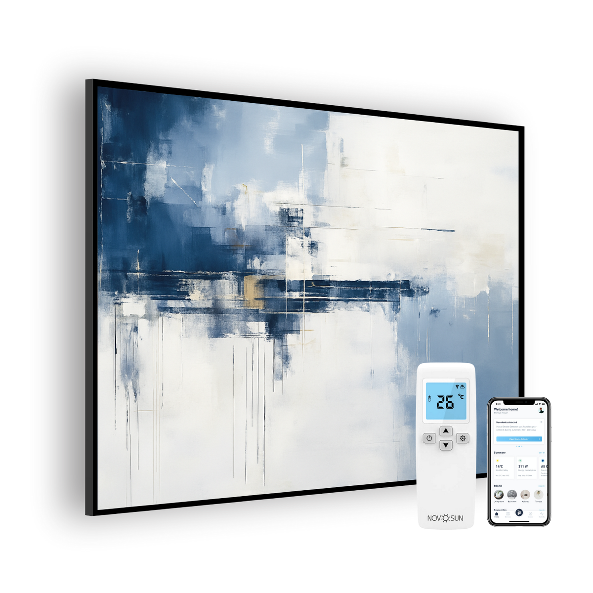 Panou radiant premium NovoSun ART: Eleganță și Eficiență Termică ...