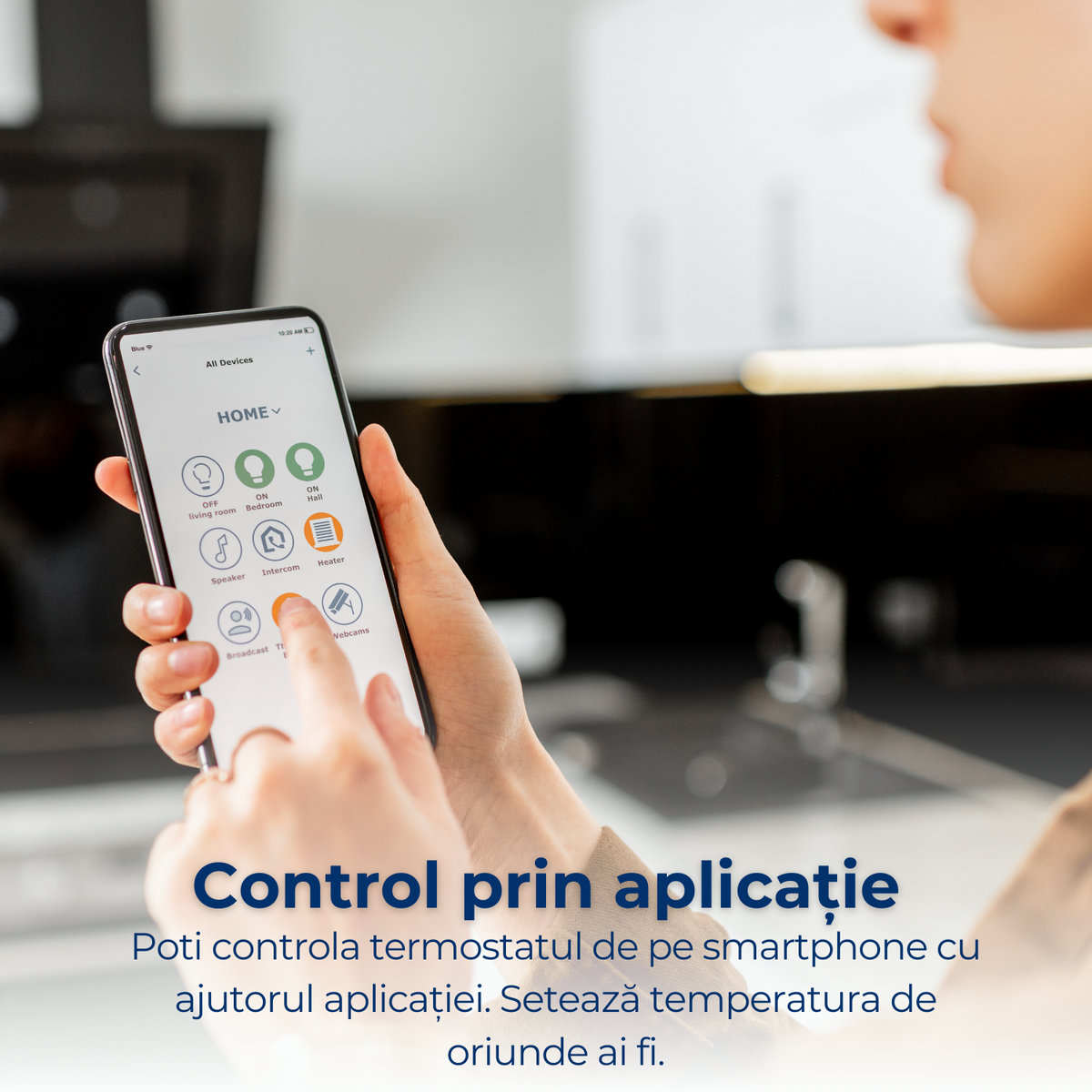 Termostat programabil cu Wifi si telecomanda NOVOSUN TH9 – incalzire ...